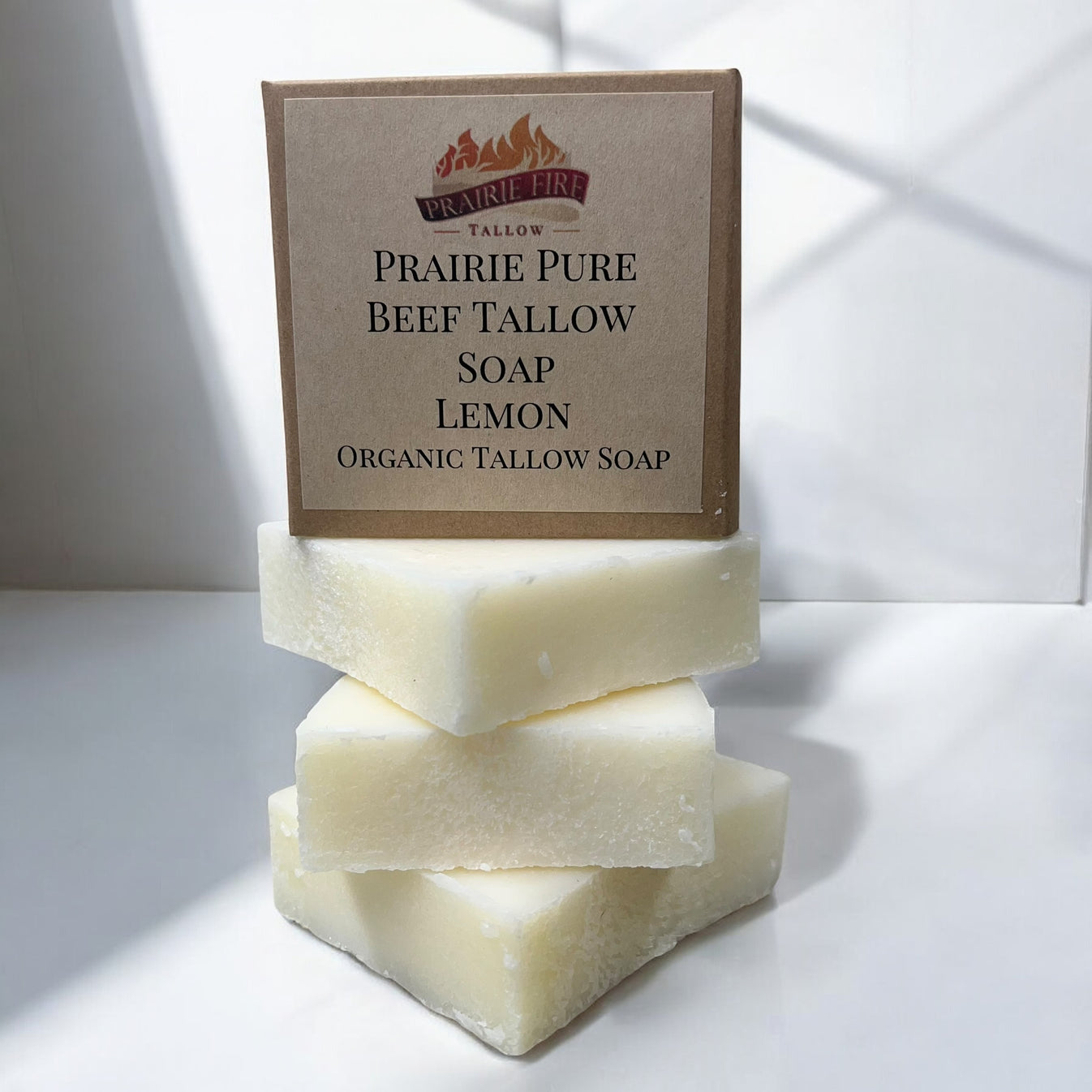 Pure Beef Tallow Soap Bar, (3 Pack) Made in USA - Grass Fed and Finish ...