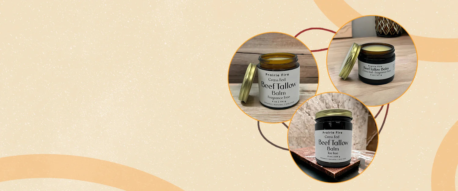 Prairie Fire Tallow, Candles, and Lavender - Grass Fed And Made in USA